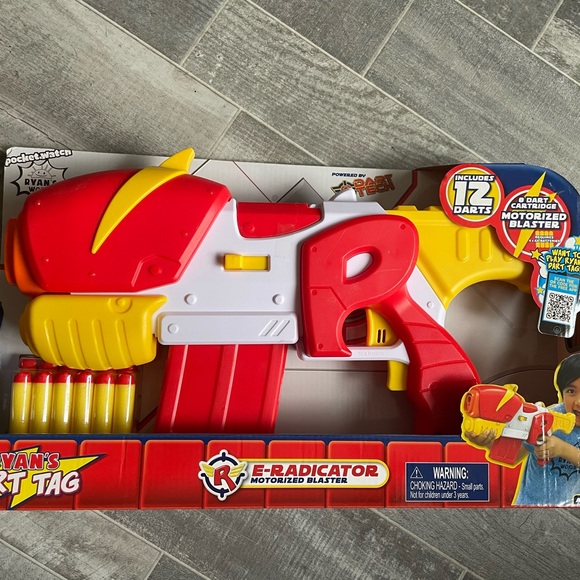 Nerf | Toys | Ryans World Ryans Dart Tag Eradicator Motorized Blaster ...